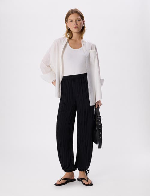 WHISTLES Whistles Relaxed Tie Hem Trousers