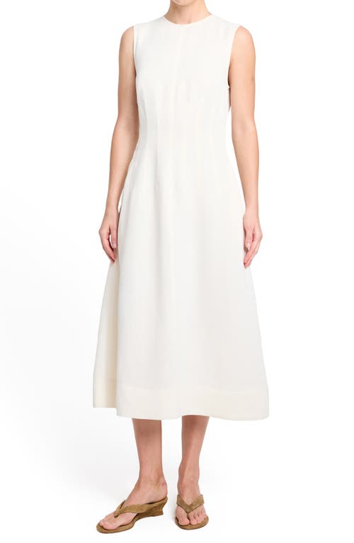 TWP TWP Crewneck Midi Dress with Darts and Pockets