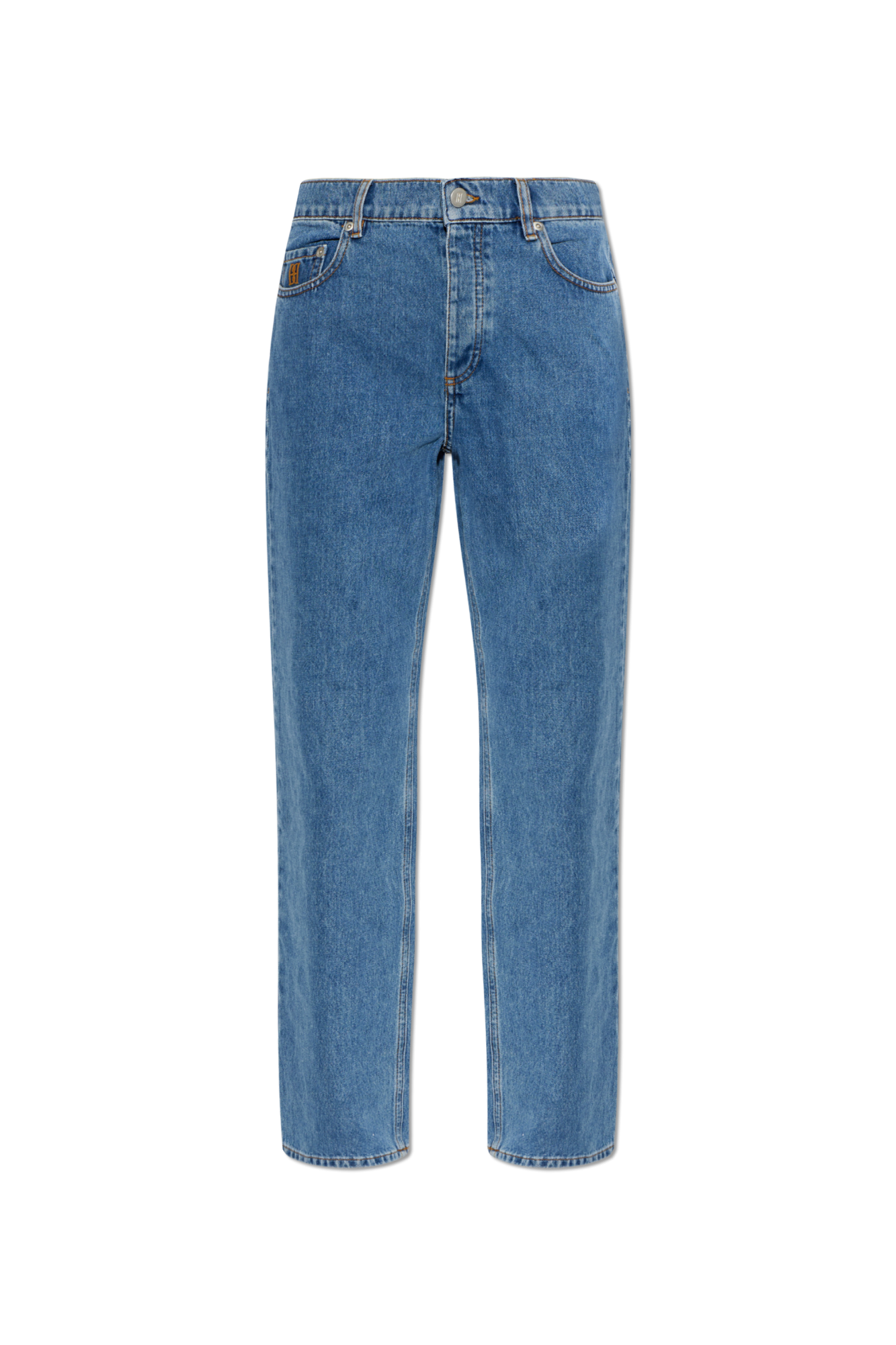 BY MALENE BIRGER By Malene Birger "CHICAGO" Straight Leg Jeans in Medium Wash Denim