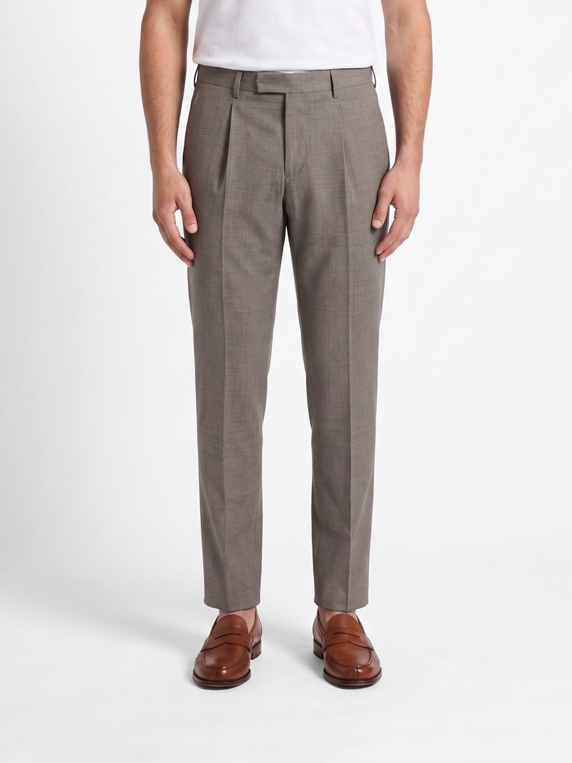 PT TORINO Pt Torino Stretch Virgin Wool Chino Trousers