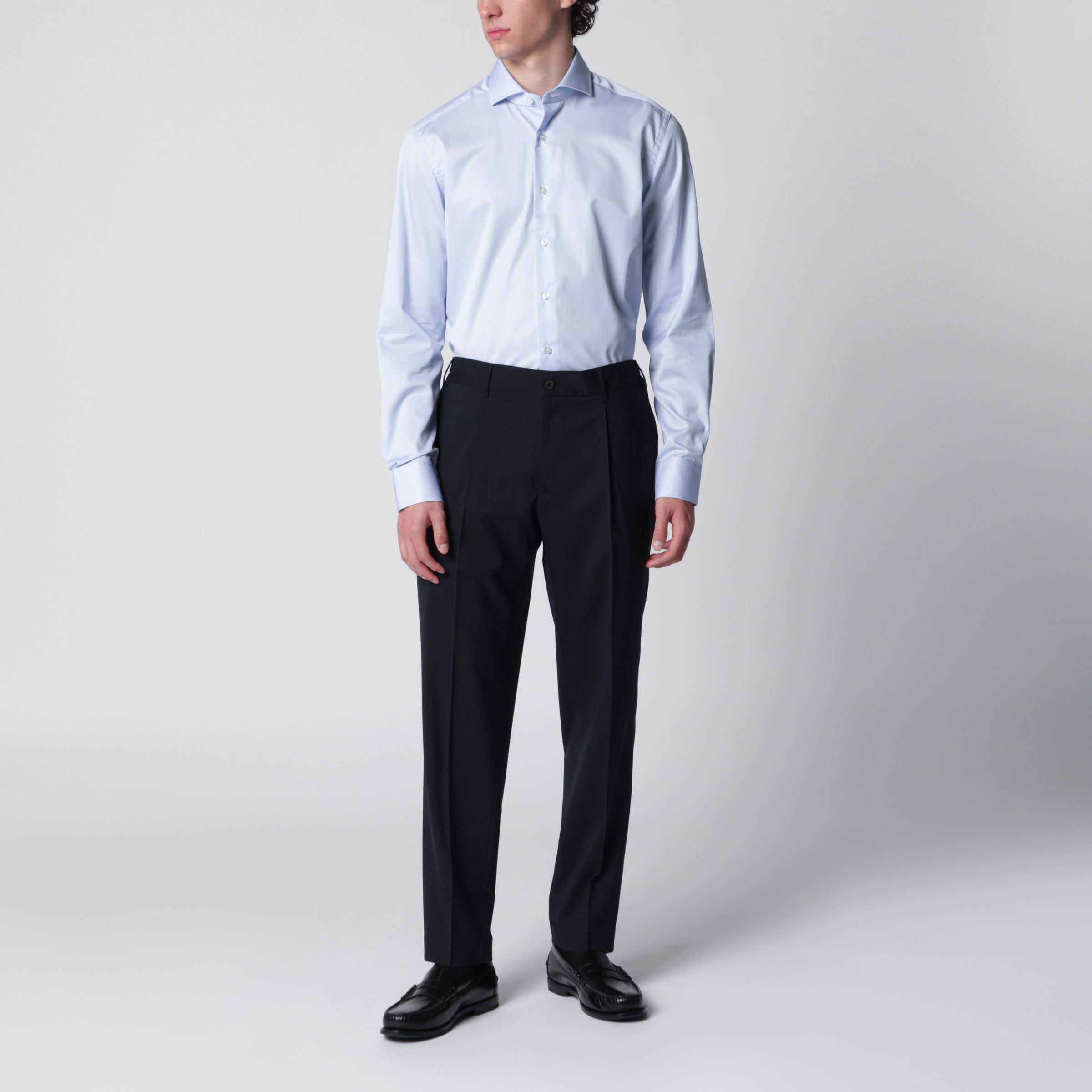 SANTANIELLO Santaniello Wool Blend Trousers
