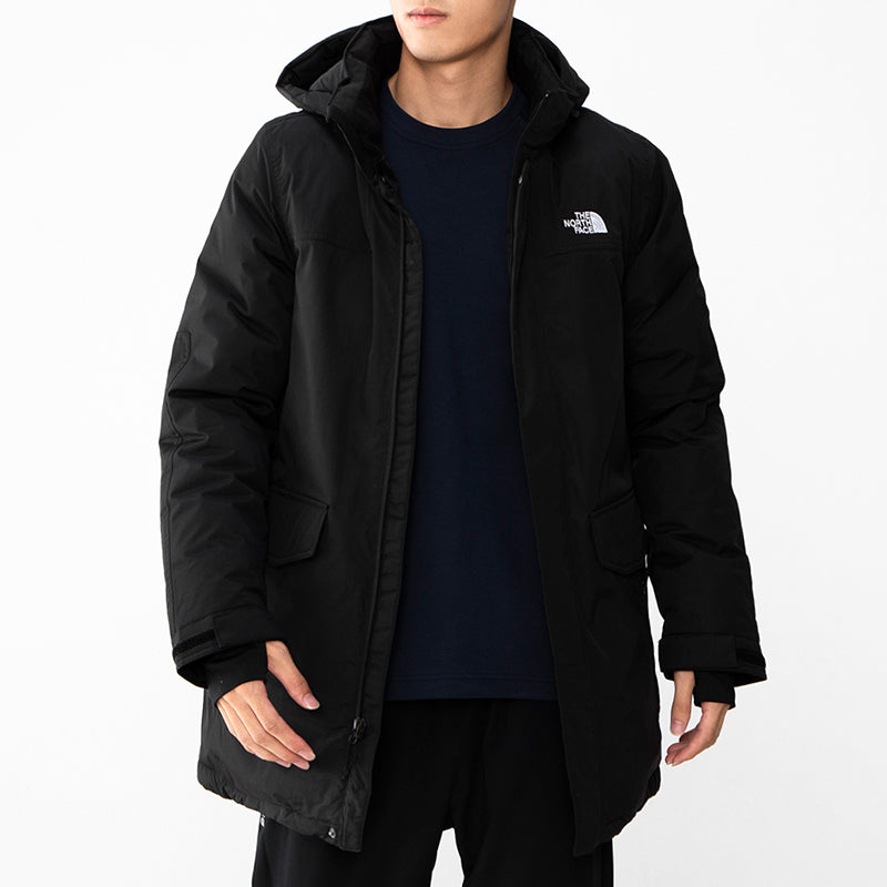 THE NORTH FACE The North Face Down Parka with Hood and Embroidery