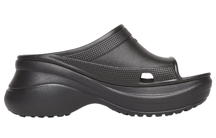 Balenciaga X Crocs Hardcrocs Sandal In Black | Editorialist