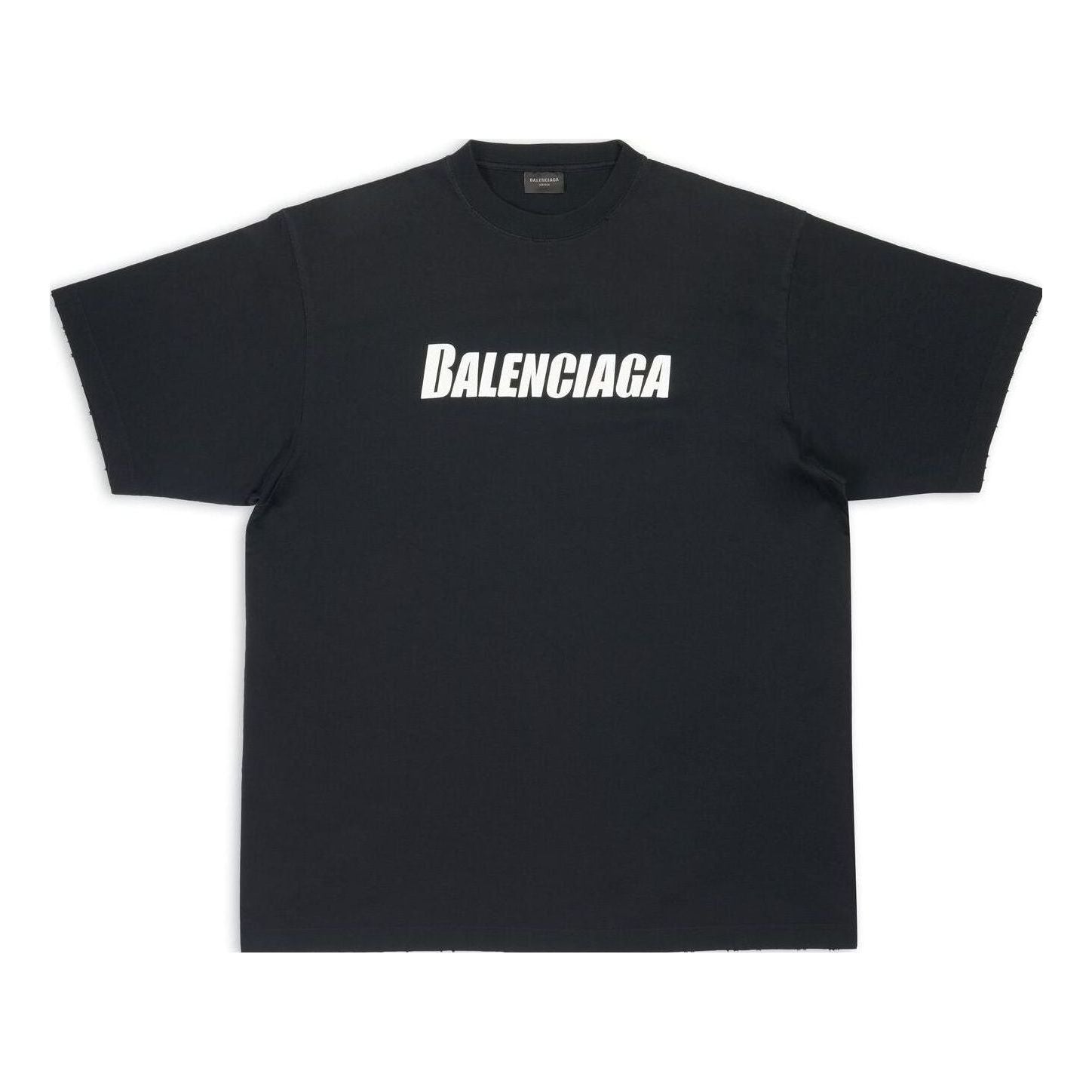 Balenciaga Unity 3/4 Sleeves T-Shirt - Black | Editorialist
