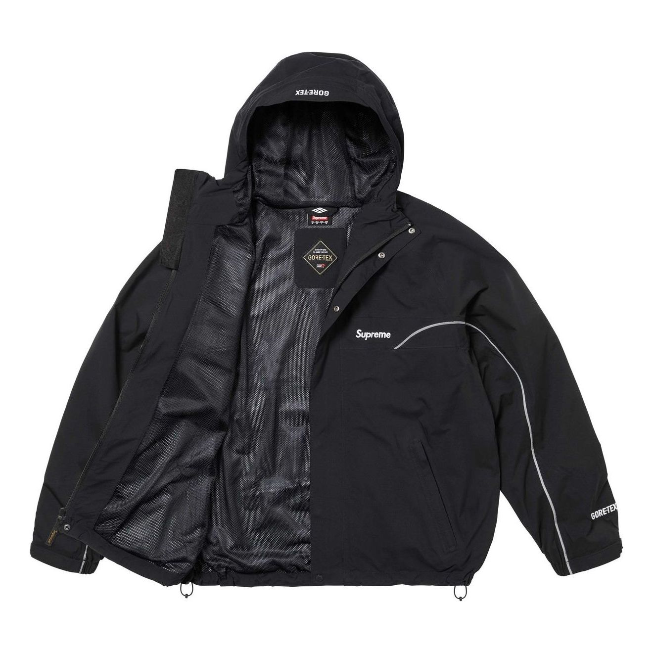 Supreme X Umbro Snap Sleeve Jacket - Black | Editorialist