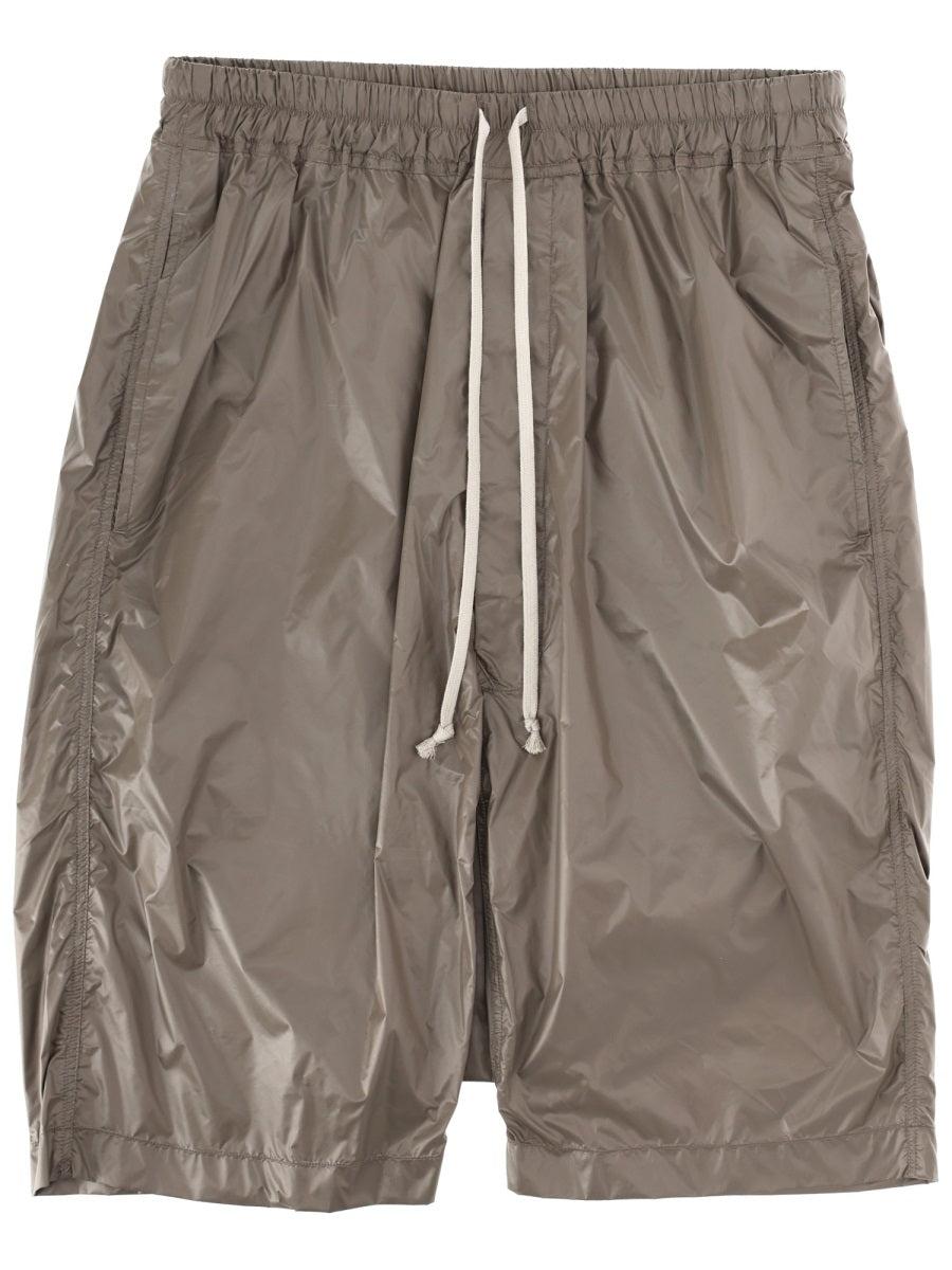 Rick Owens Brown Corduroy Pods Shorts In 78 Dark Dus - 58% Off