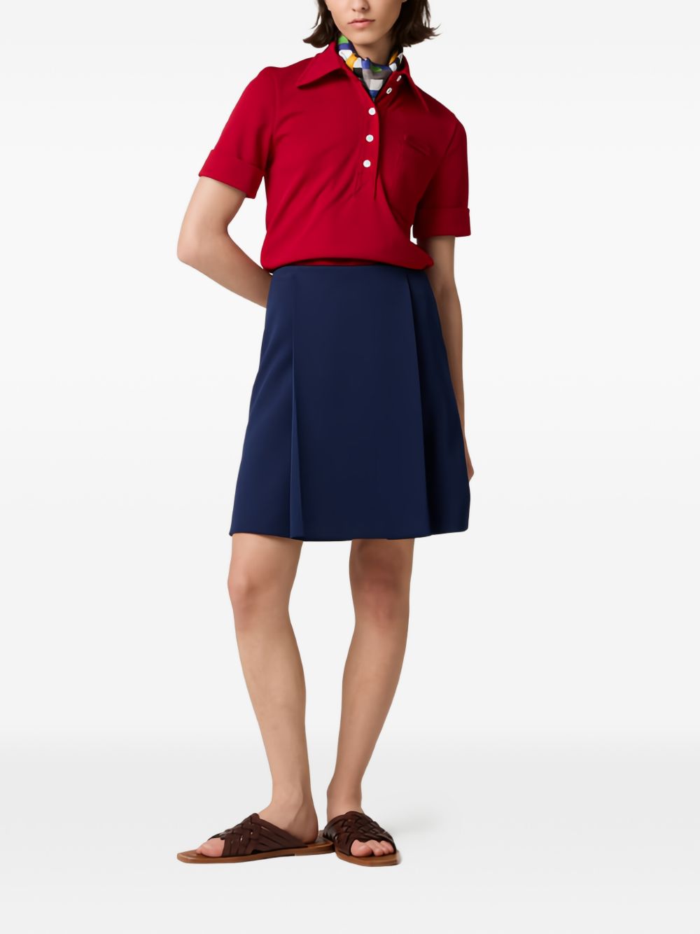 MIU MIU Miu Miu Jersey Tec Short Skirt