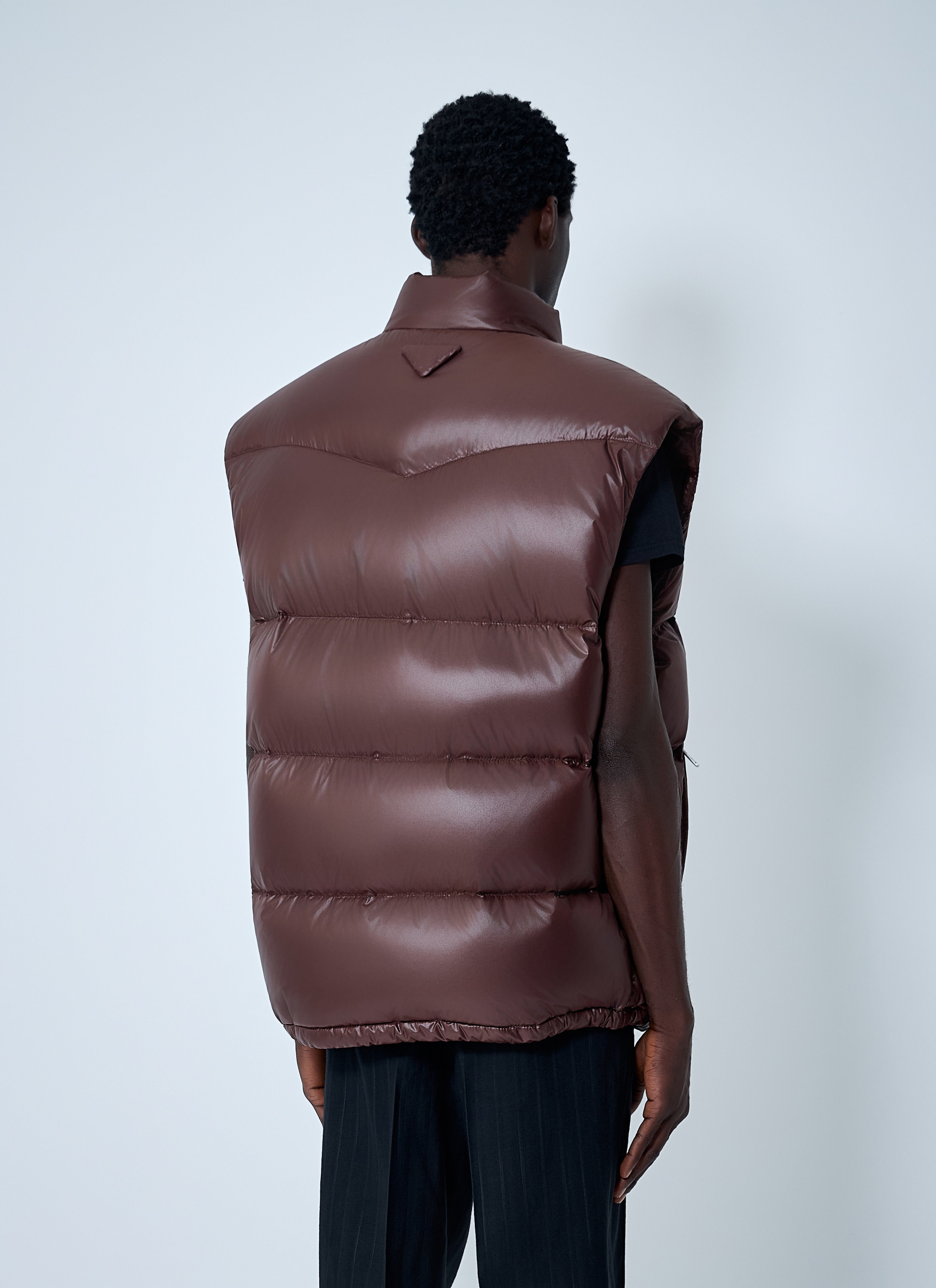 Prada Leather Vest - Black | Editorialist