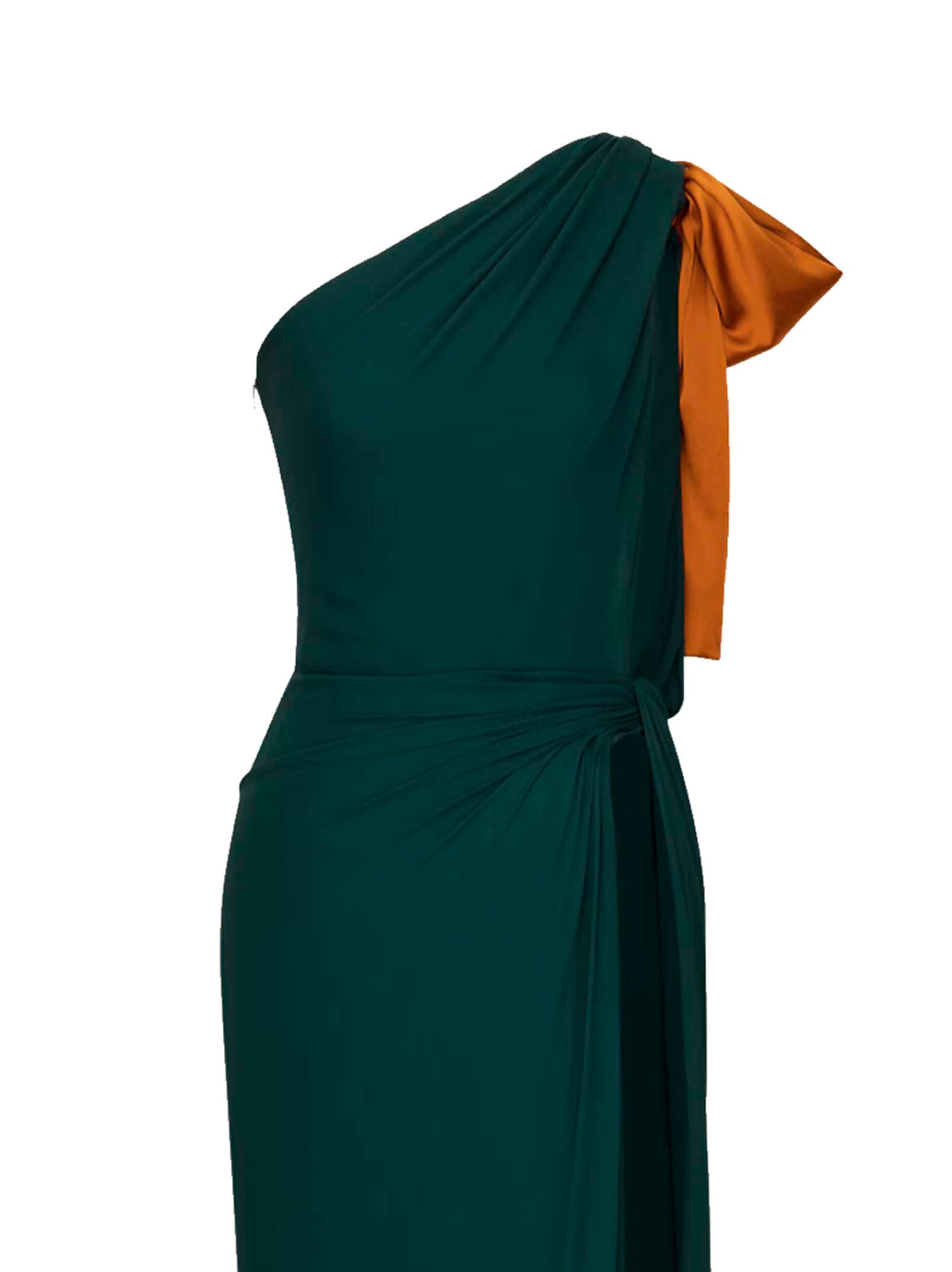 one shoulder multicolor dress Women's One-Shoulder Multicolor Wave Pattern Mini Dress - Orange / S - Fashion