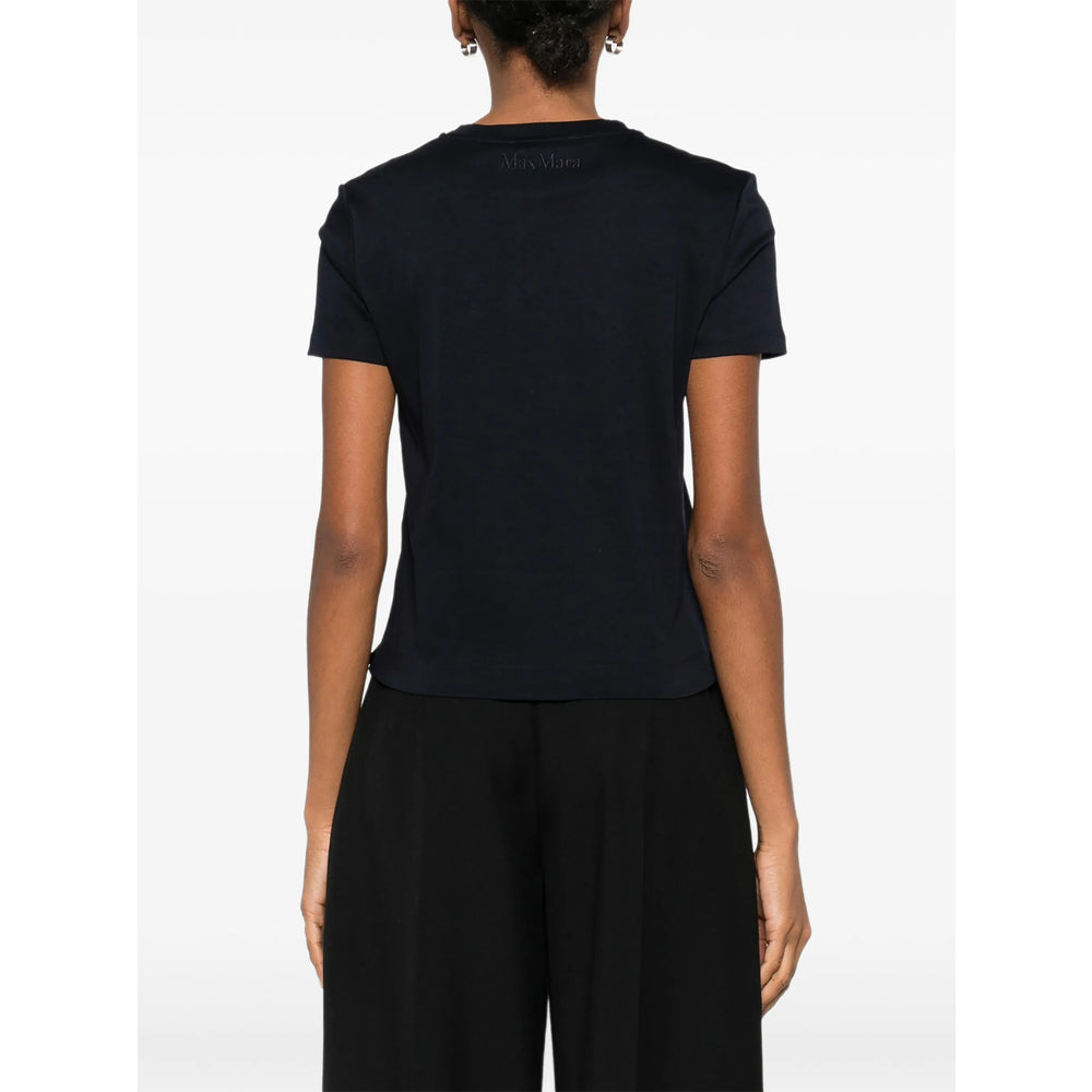 Alo Yoga Ribbed Sea Coast T-Shirt In Blue, Size - Navy | Editorialist