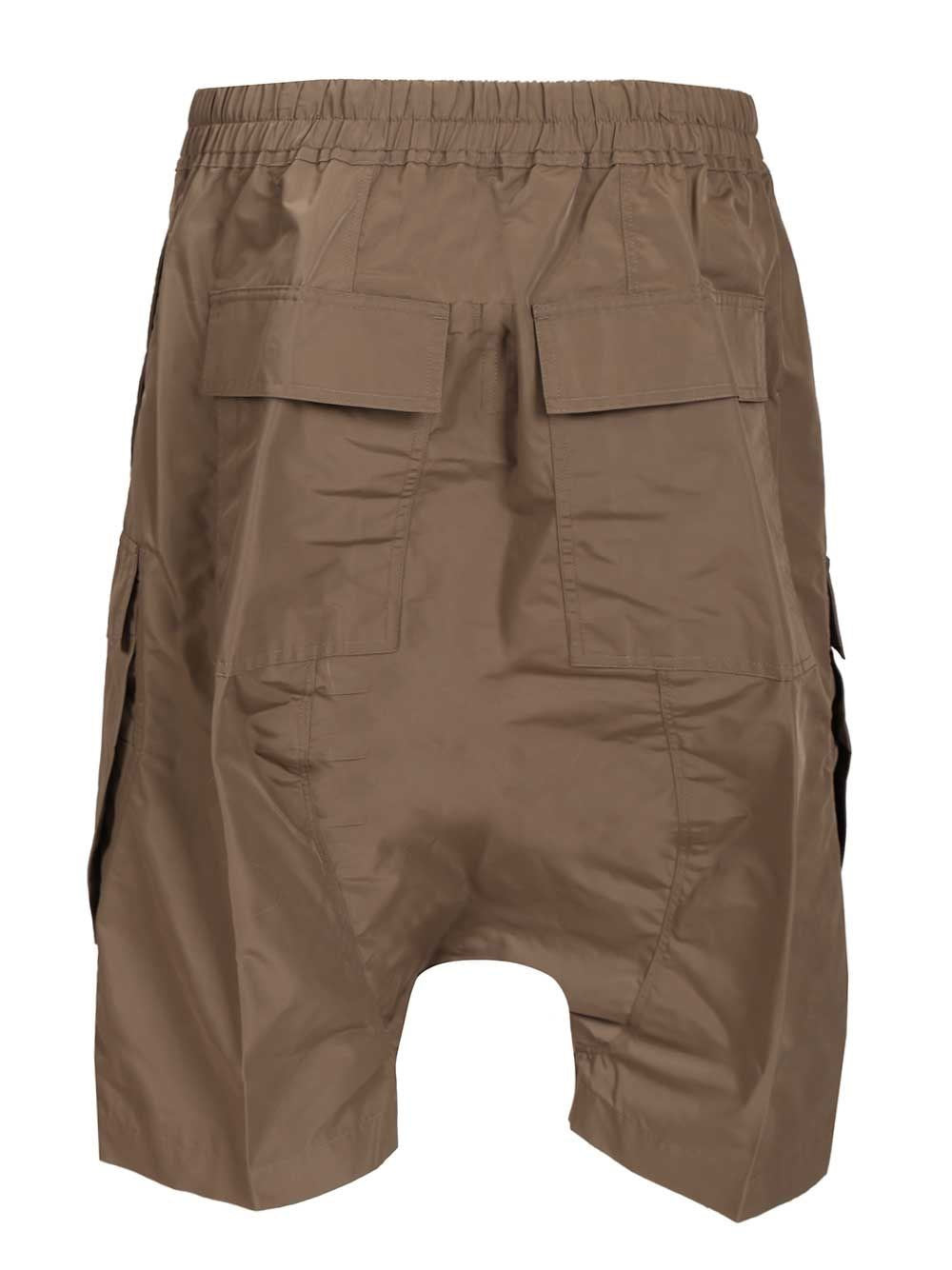 パンツ Rick Owens DRKSHDW Corduroy Pods Shorts Rick Owens Brown Corduroy Pods Shorts In 78 Dark Dus - 58% Off