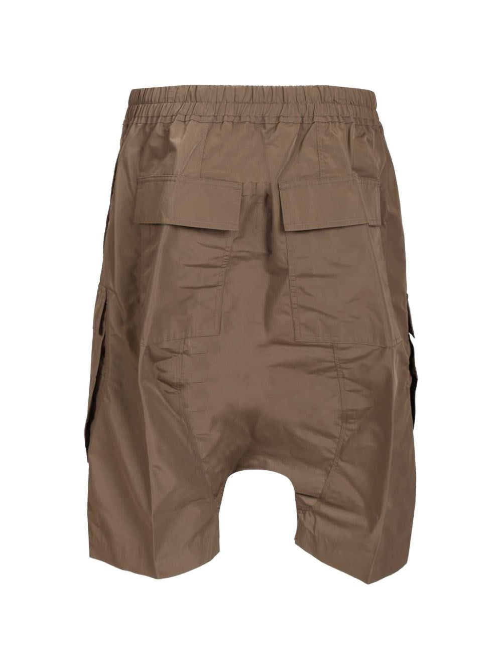 Rick Owens Brown Corduroy Pods Shorts In 78 Dark Dus - 58% Off