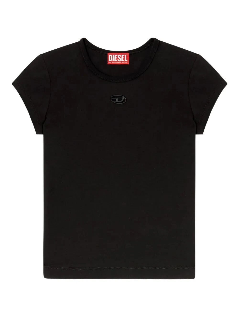 Diesel® Angie T-Shirt With Peekaboo Logo - White | Editorialist