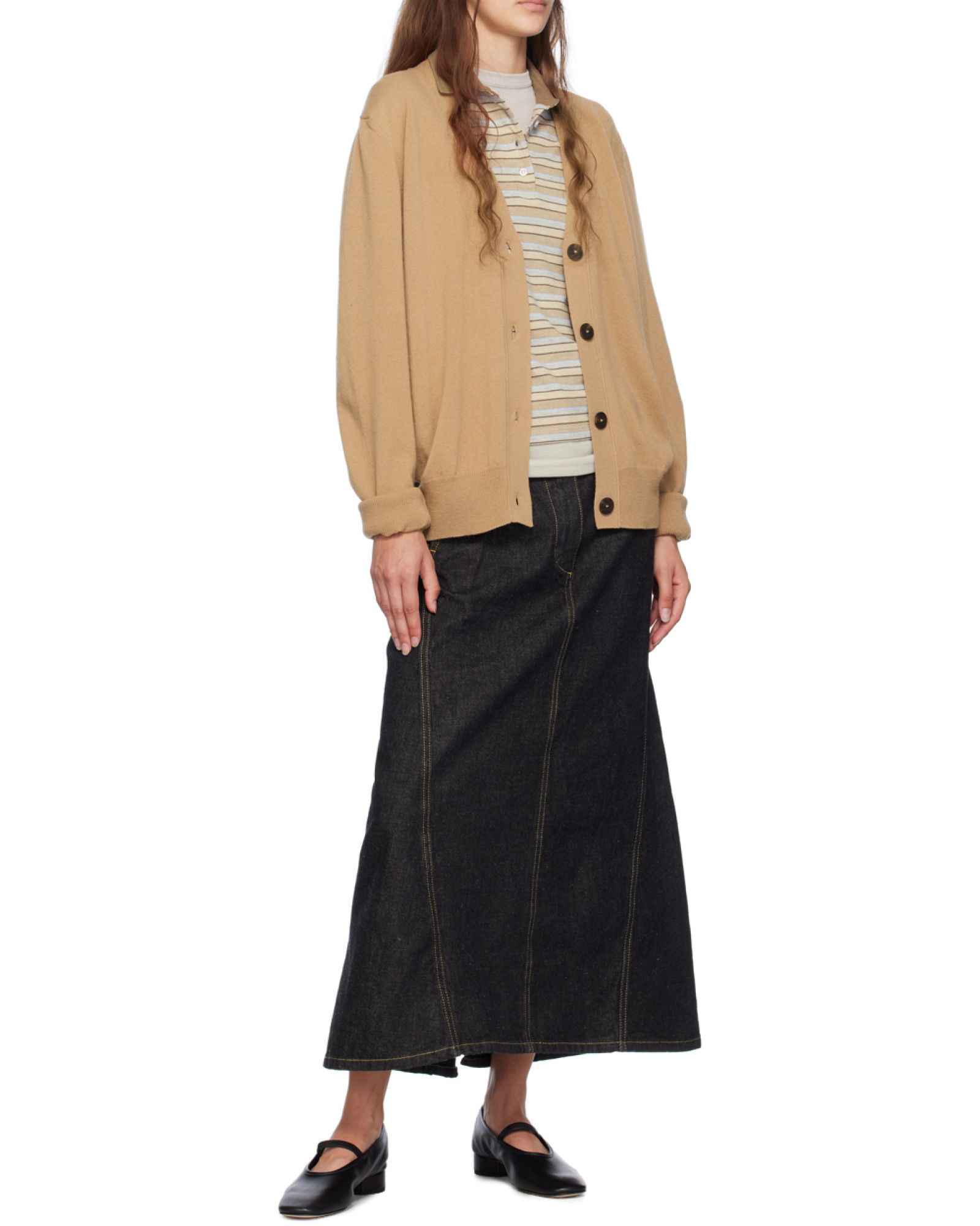 AEYDĒ Aeyde Pippa Square Toe Ballet Flats