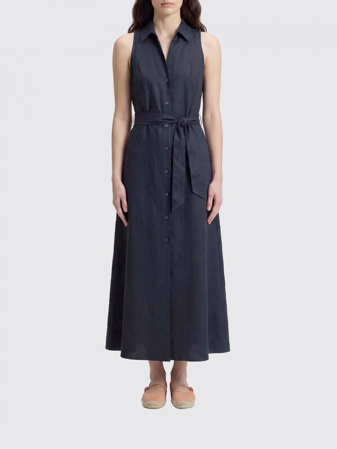 WOOLRICH Woolrich Sleeveless Button-Up Shirt Dress with Belt