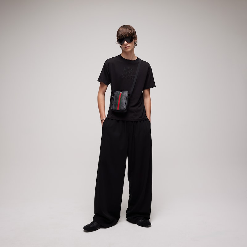 GUCCI cotton jersey t-shirt with embroidery