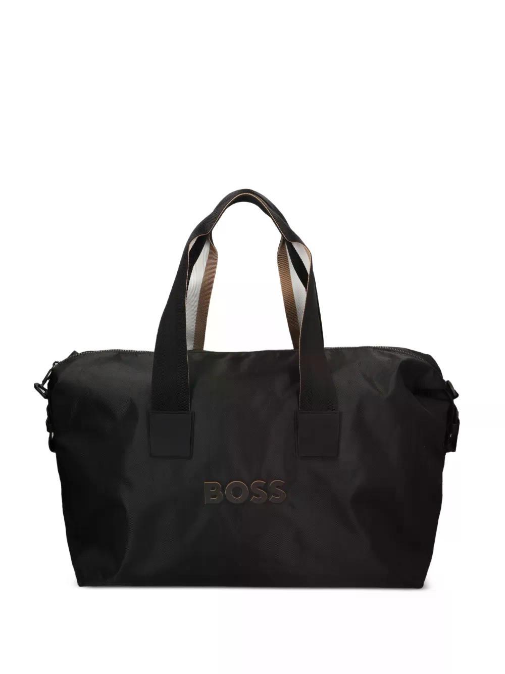 BOSS logo-print polo shirt