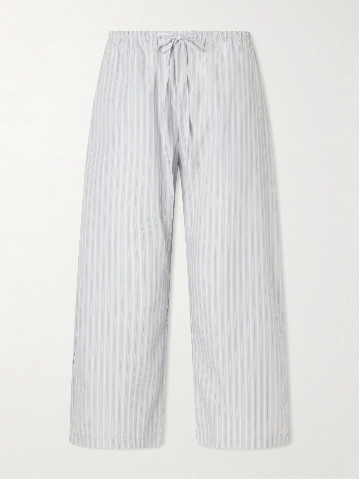 LESET LESET Yoshi Striped Cotton-Blend Wide-Leg Pants