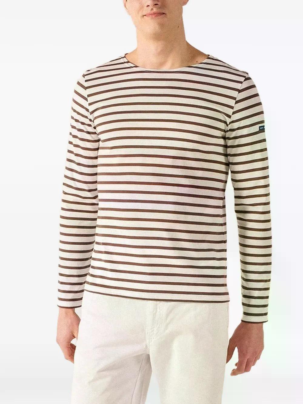 SAINT JAMES Saint James Minquiers Striped Long-Sleeve T-shirt