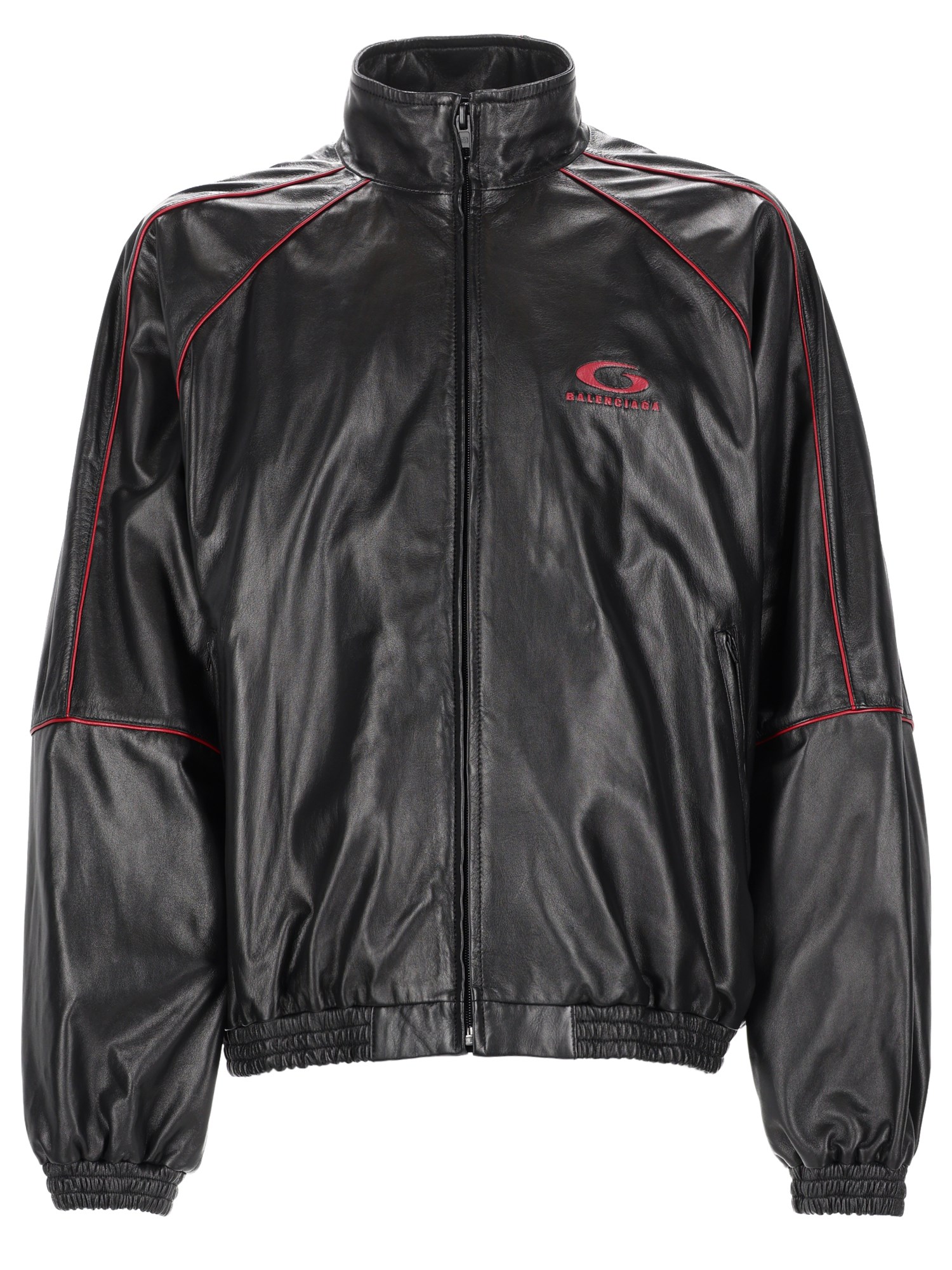 Balenciaga Denim Track Jacket - Washed Black | Editorialist