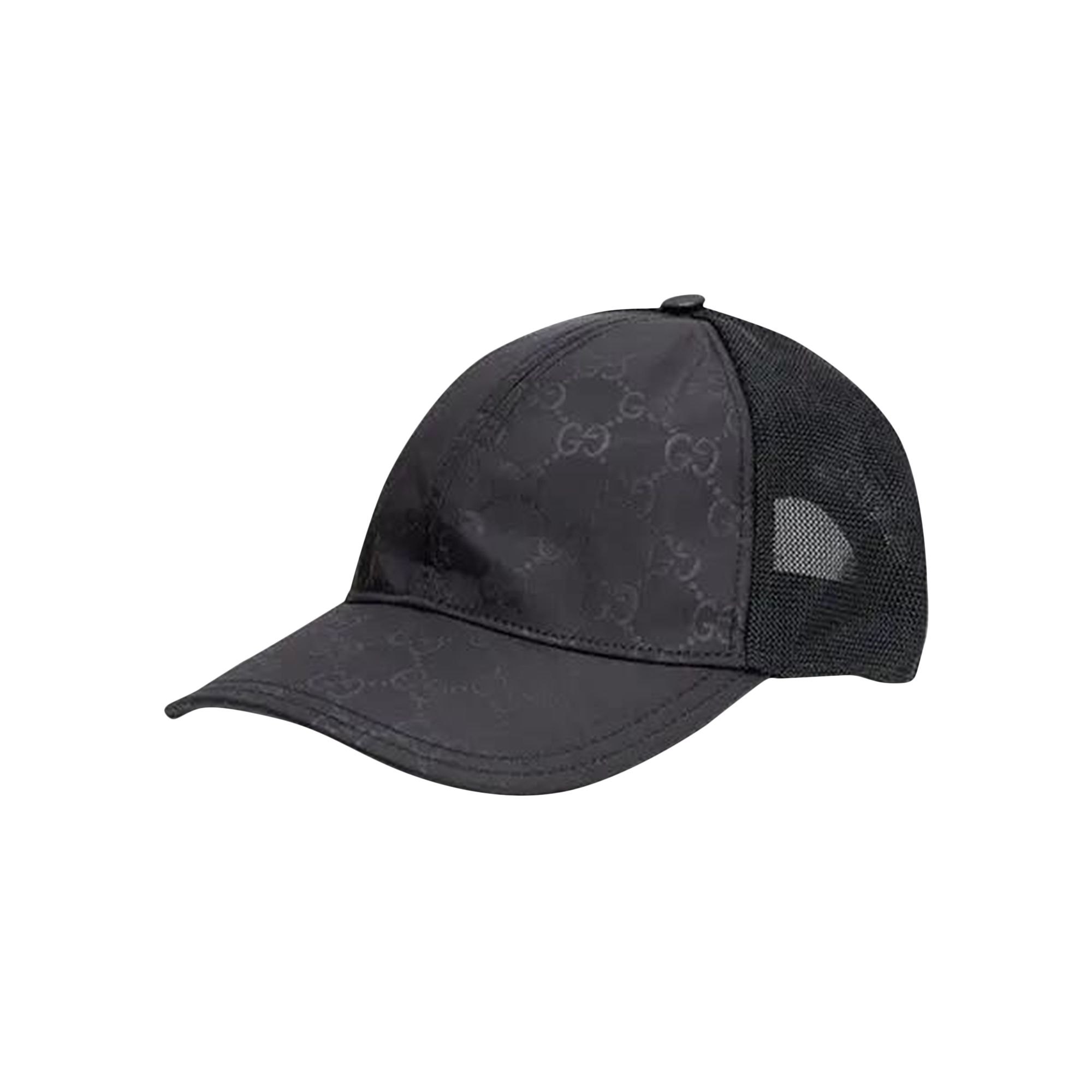 Gucci Gg Monogrammed Baseball Cap - Black | Editorialist