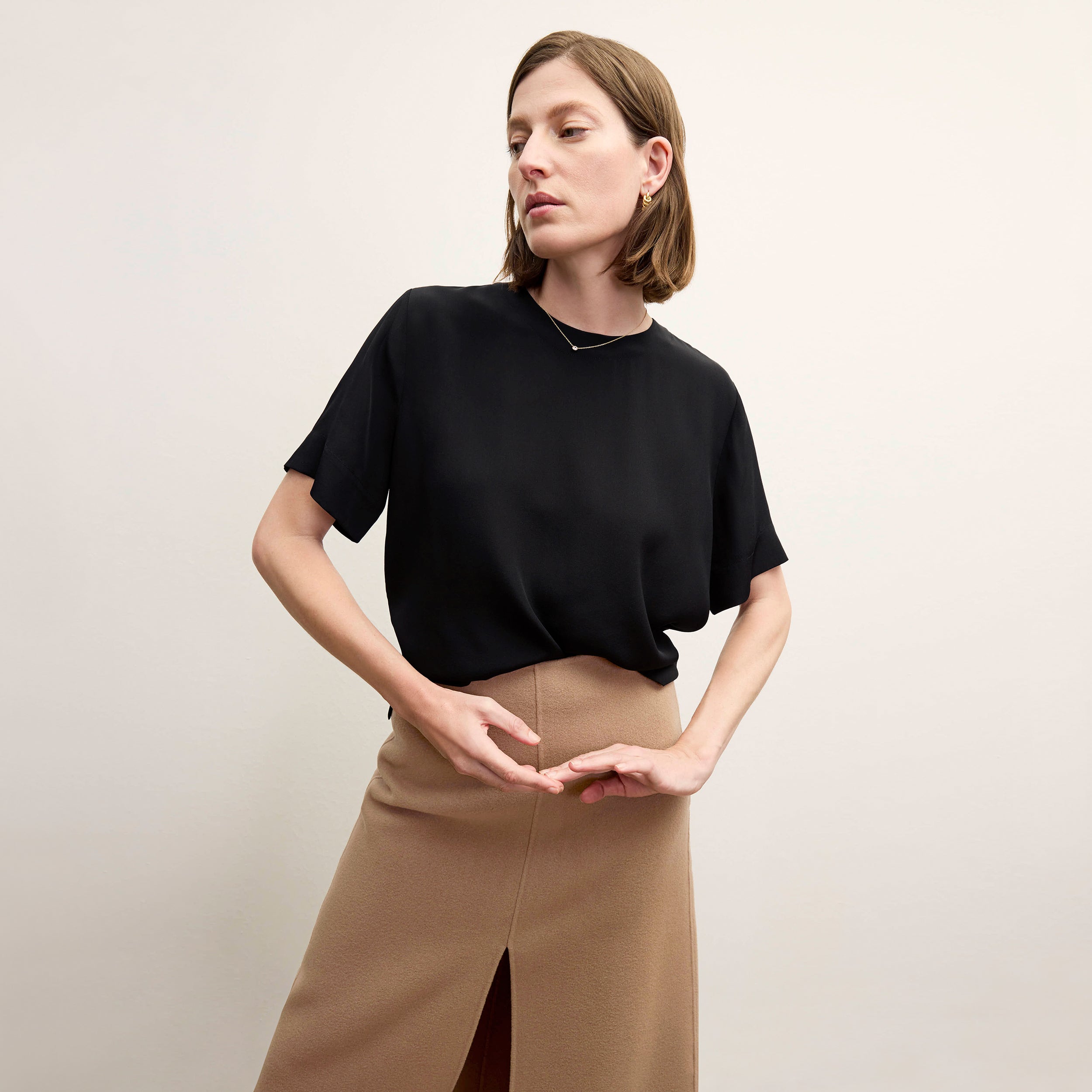 M.M.LAFLEUR M.M.LaFleur Annika Washable Silk Top