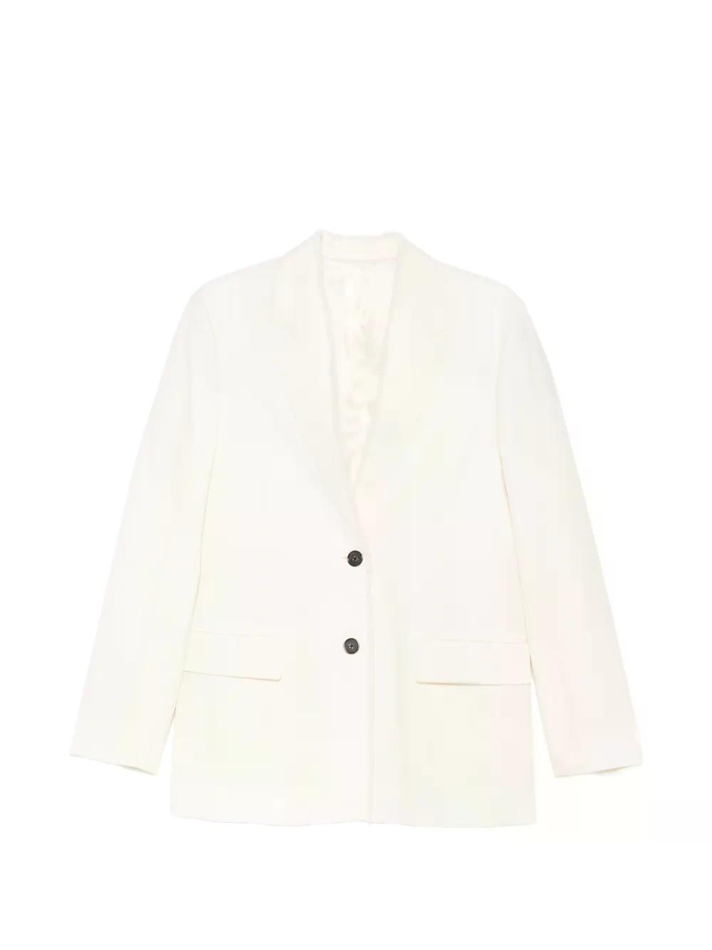 TOTÊME TOTEME Fringed Trim Blazer