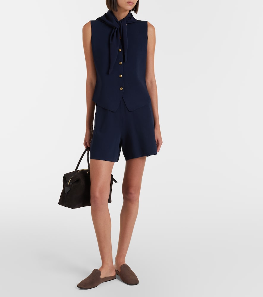 MAX MARA Max Mara Knitted Crêpe Shorts