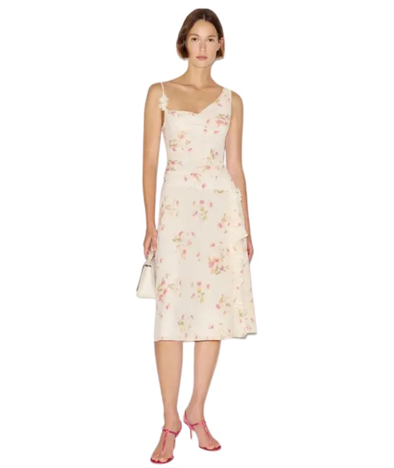 SACHIN & BABI SACHIN & BABI Olena Floral Print Fit and Flare Dress