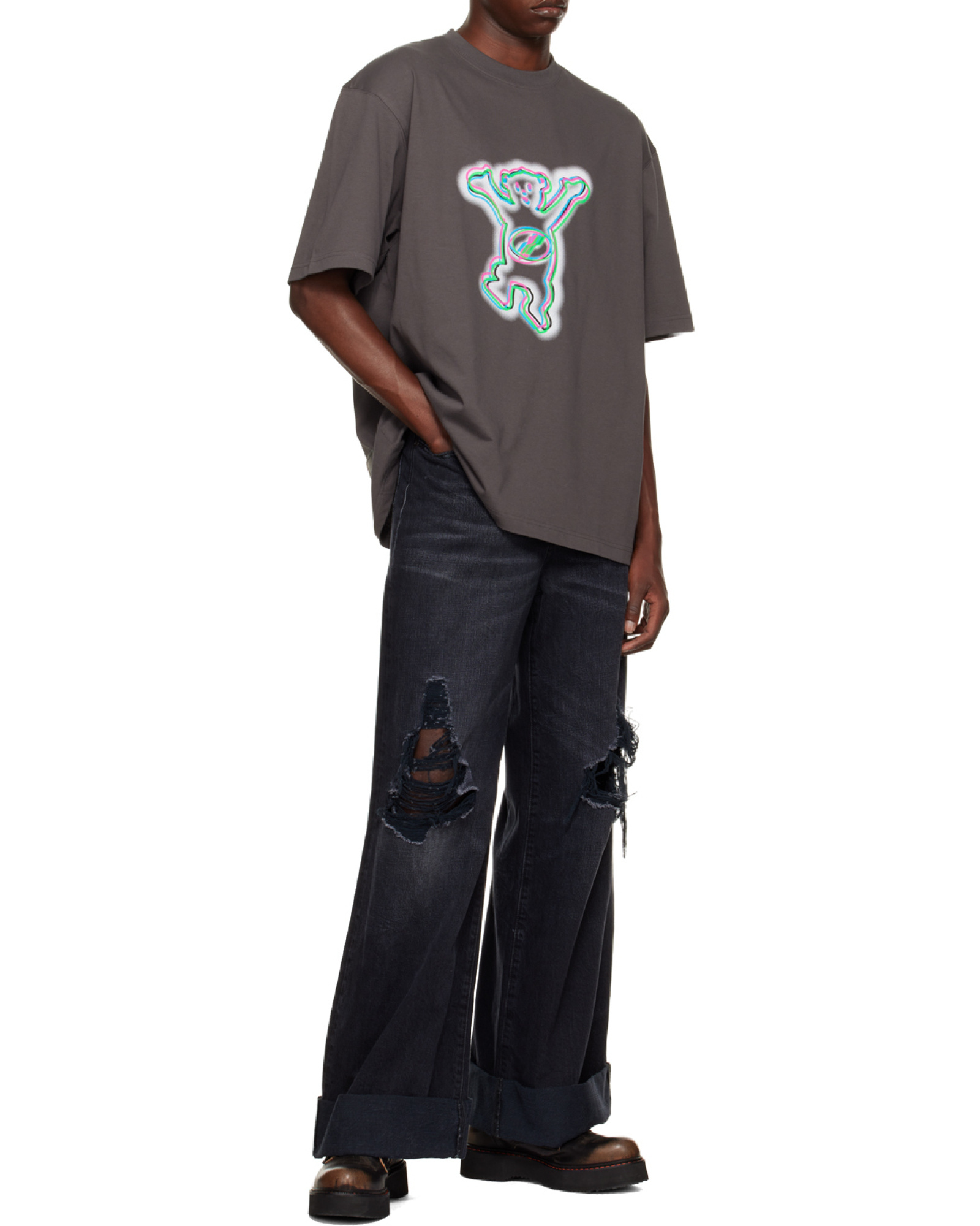 WE11DONE graphic-print cotton T-shirt