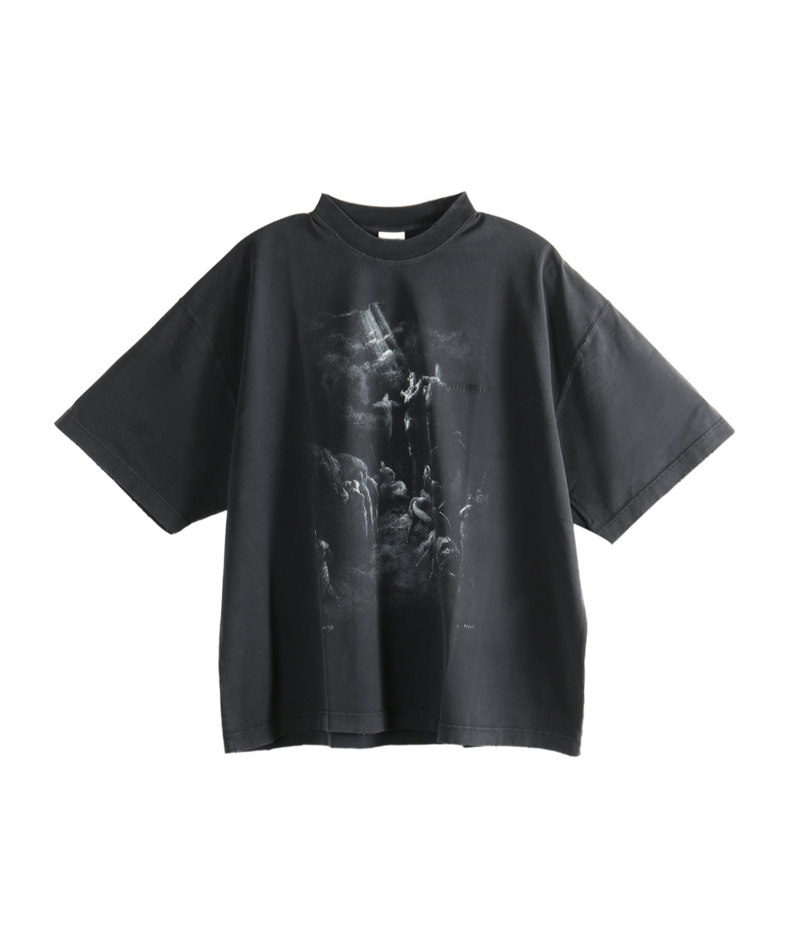 Vetements Life After Death Graphic T-Hirt In Black - 60% Off