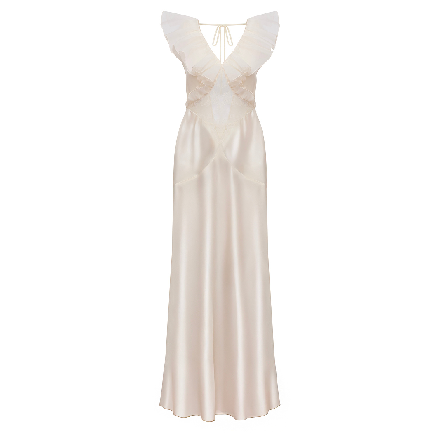 Monique Lhuilier Ruched Silk-Chiffon Gown In Coral - 85% Off | Editorialist Monique Lhuilier Ruched Silk-Chiffon Gown In Coral - 85% Off | Editorialist