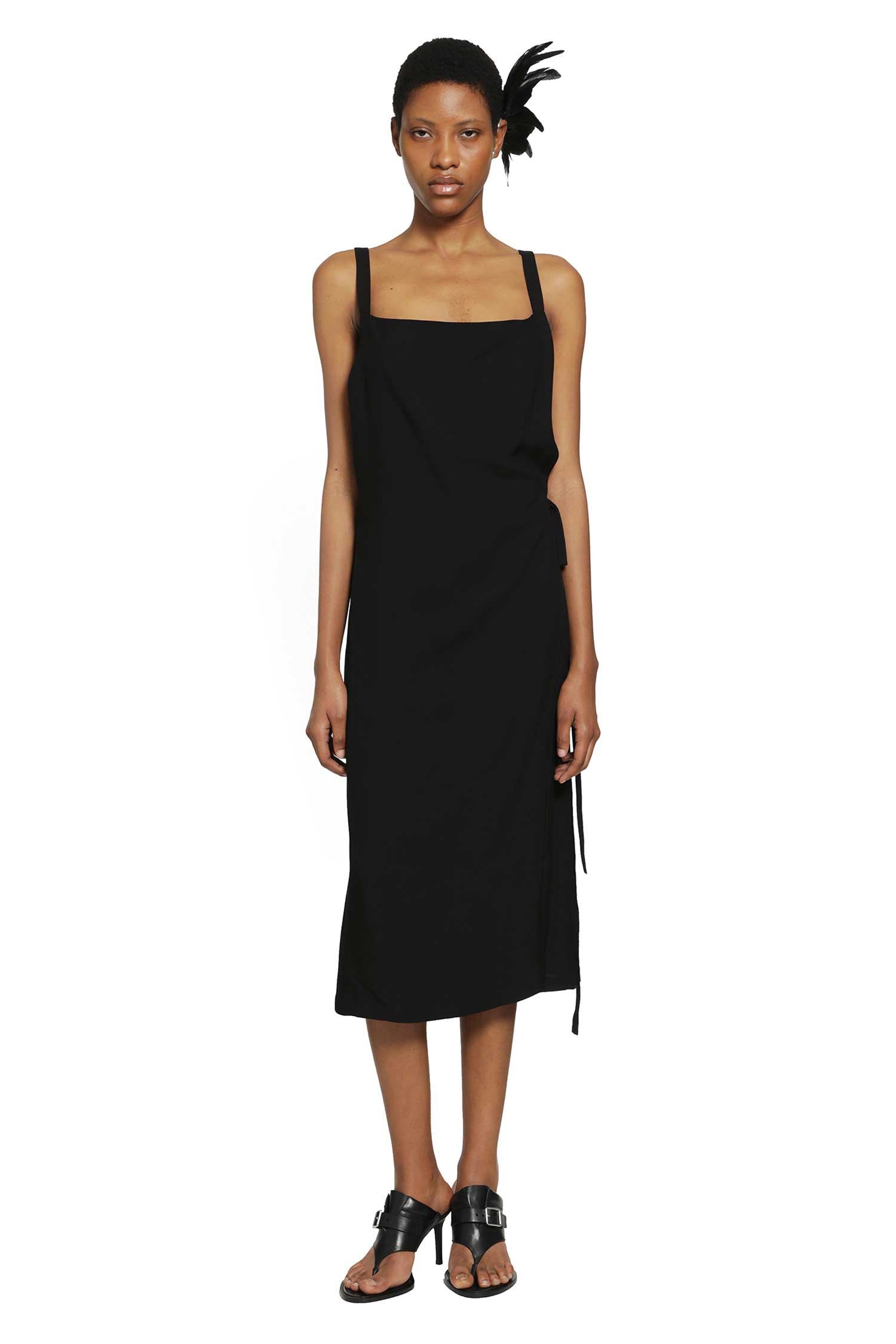 ann demeulemeester amor long draped gloved sleeve dress Ann Demeulemeester Amor Long Draped Dress With Gloved Sleeves In Burgundy - 30% Off