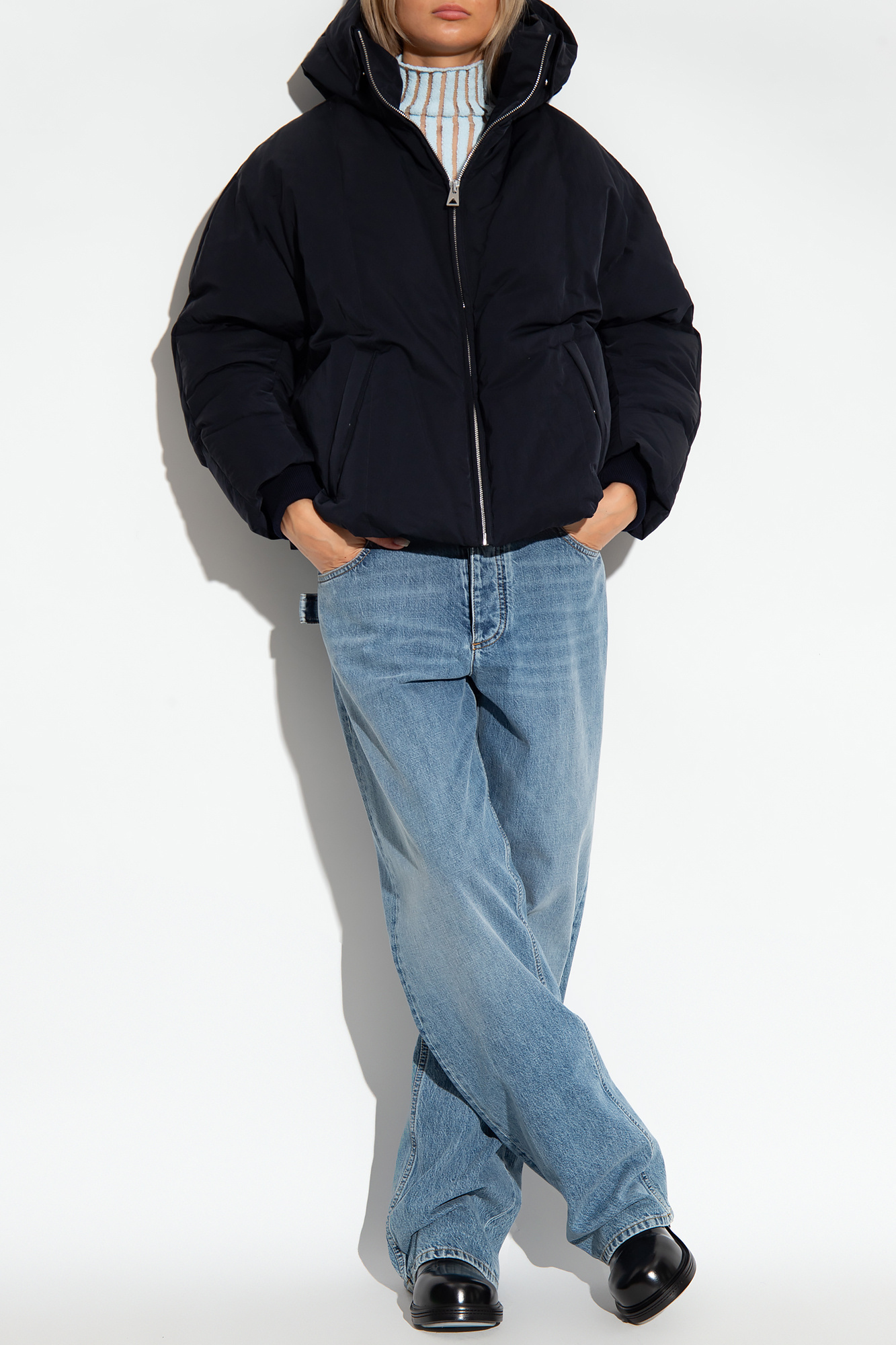 BOTTEGA VENETA Bottega Veneta Zip Up Cotton Jacket
