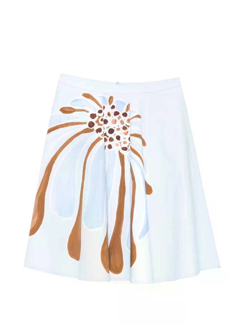 DOROTHEE SCHUMACHER Dorothee Schumacher Floral Print Flared Midi Skirt