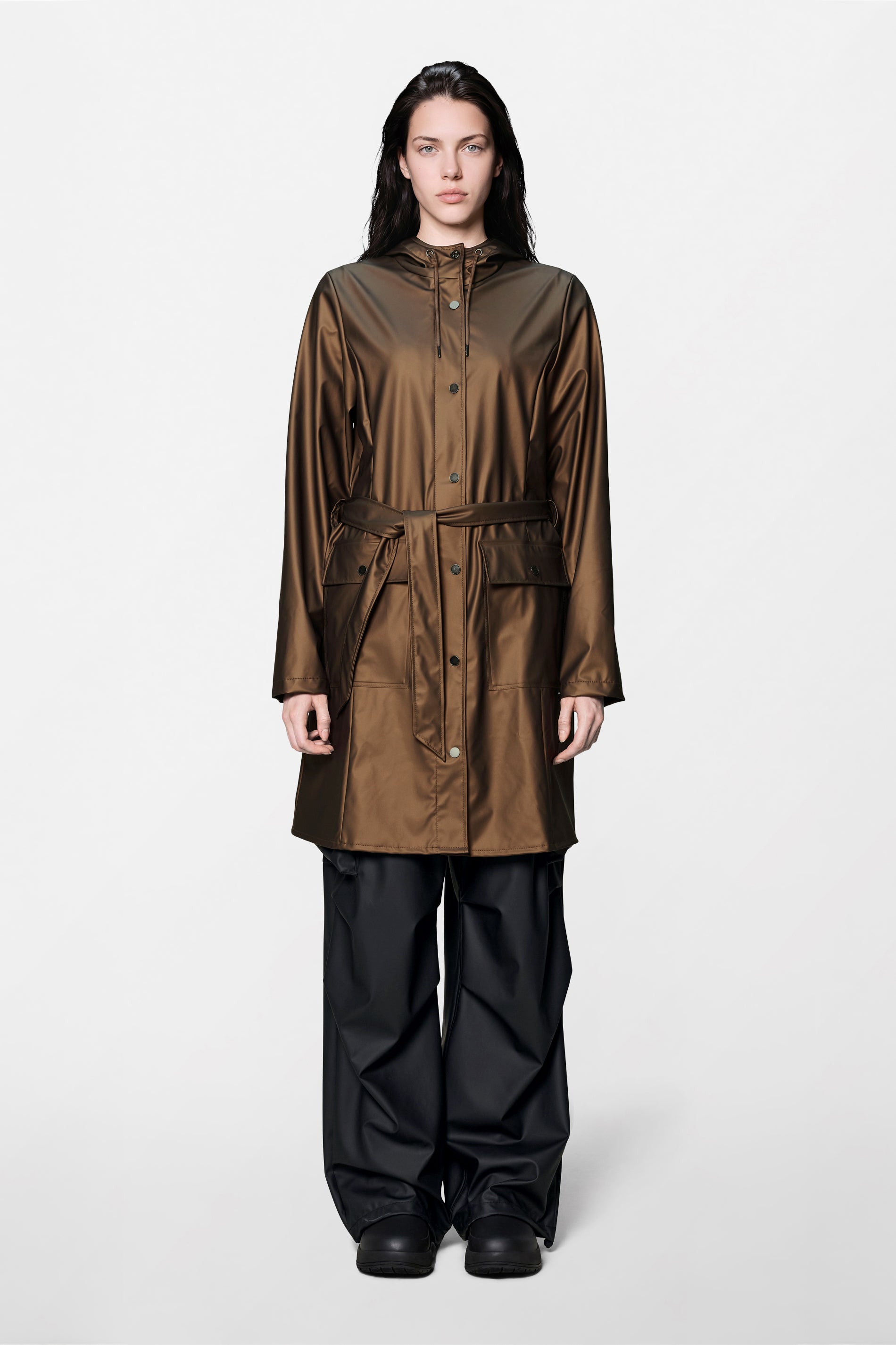 RAINS Rains Curve Long Jacket
