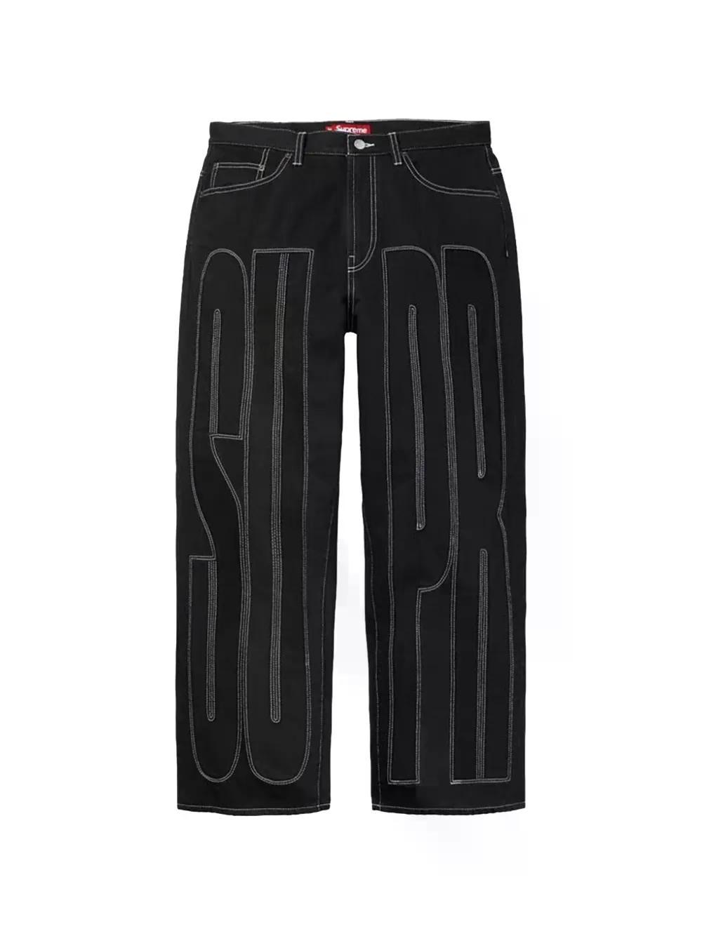 Supreme Logo Jeans For Men