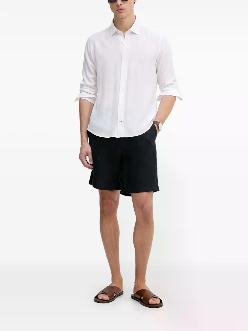 TRUSSARDI Trussardi Embroidered Logo Drawstring Shorts