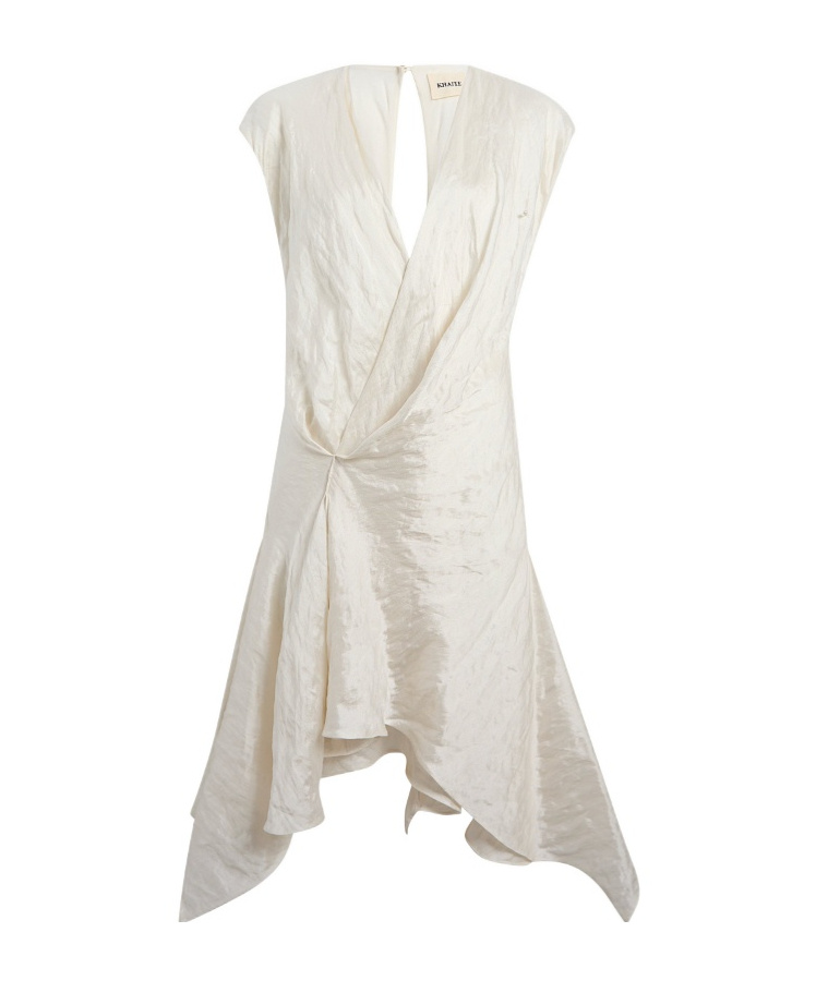 KHAITE Khaite Merith Cap-Sleeved Mini Dress