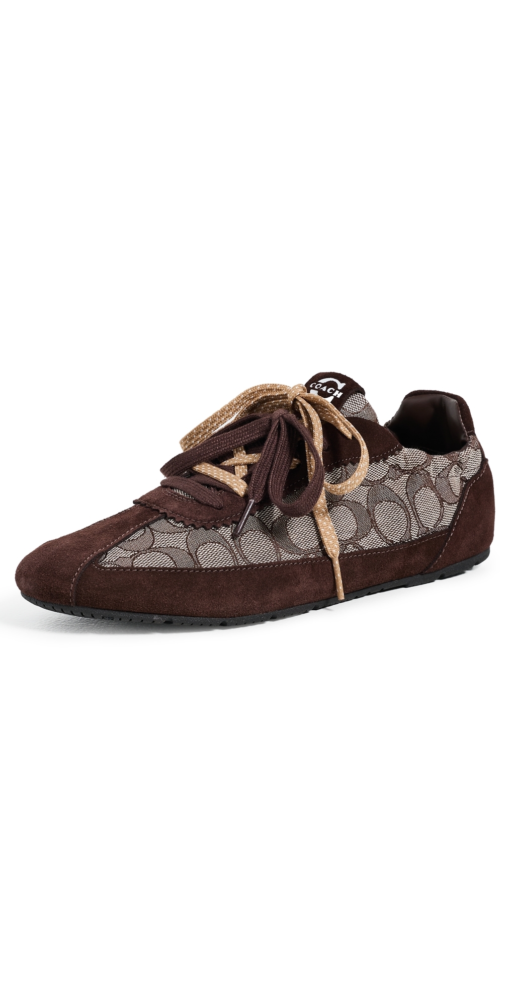 COACH Coach Soft Sneakers with Monogram Canvas Trim