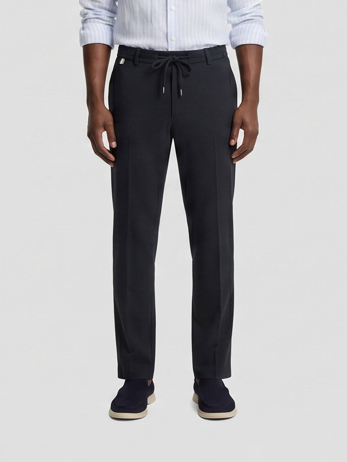BOSS BOSS Slim Fit Linen Blend Chino Trousers