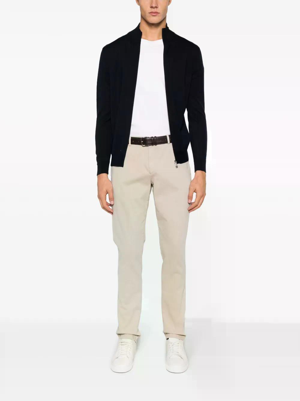 BOGGI MILANO Boggi Milano Straight-Leg Stretch-Cotton Chino Trousers