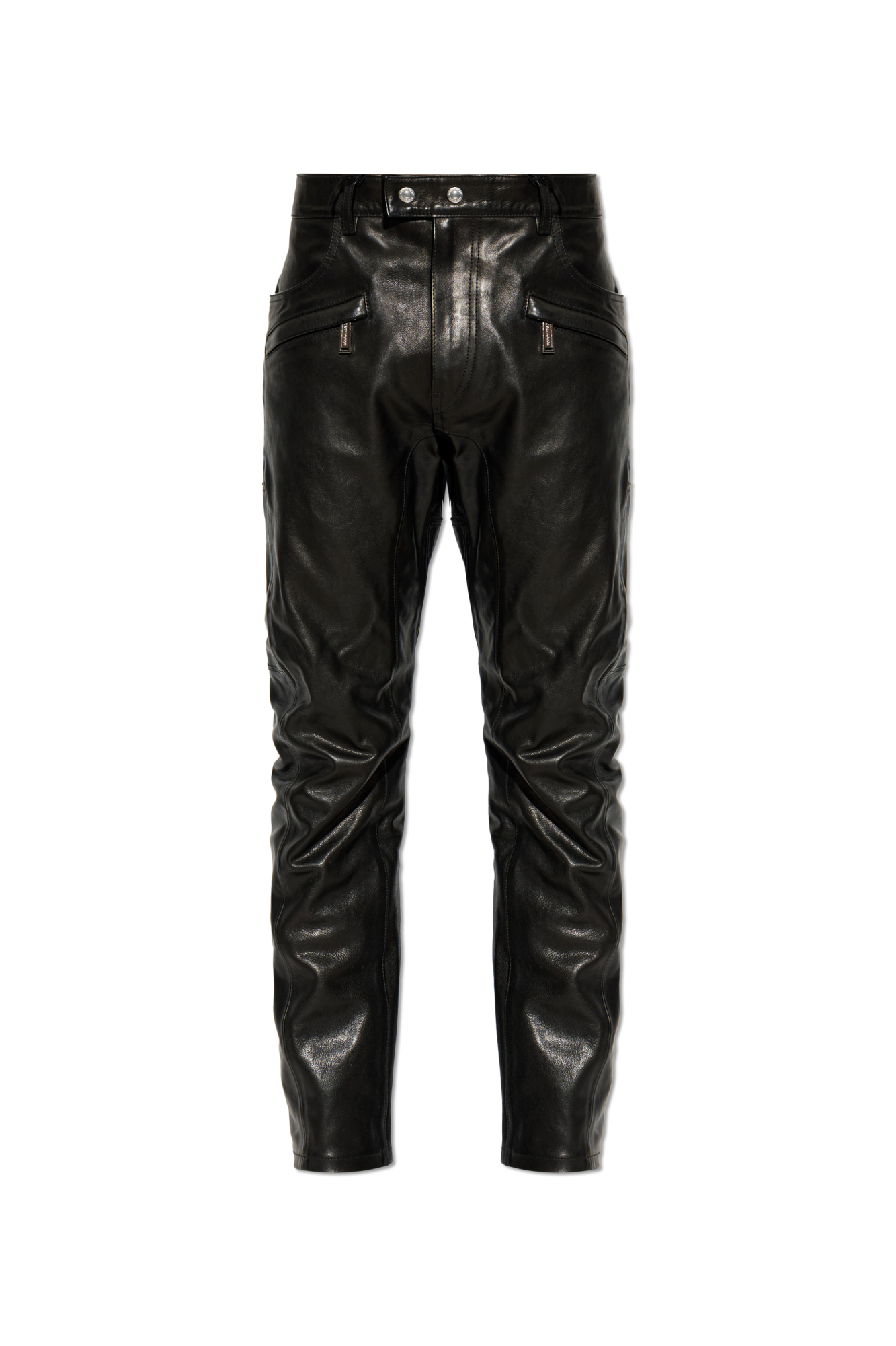 GIORGIO BRATO GIORGIO BRATO Leather Zip-Up Jacket