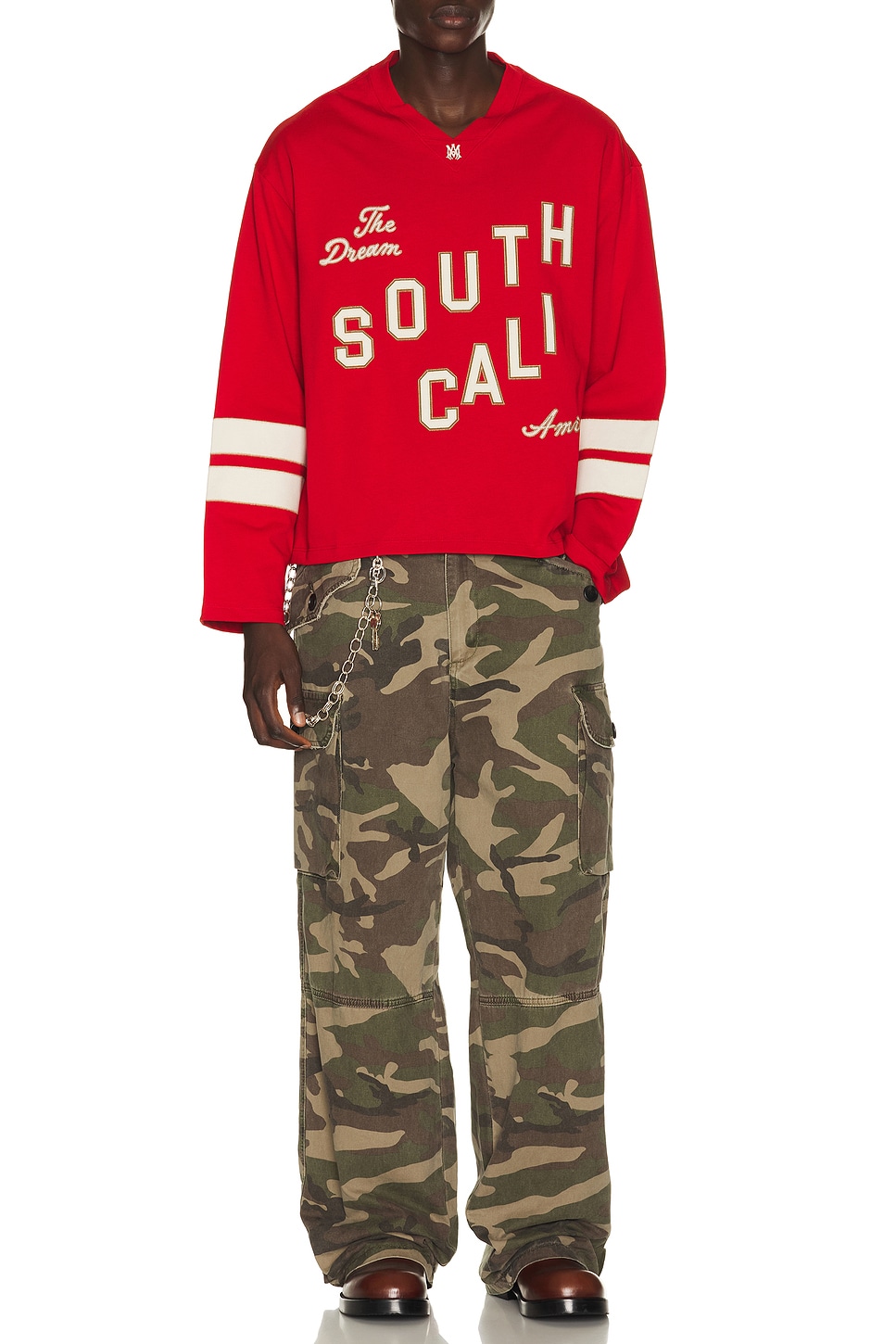AMIRI amiri south cali flock football tee in white