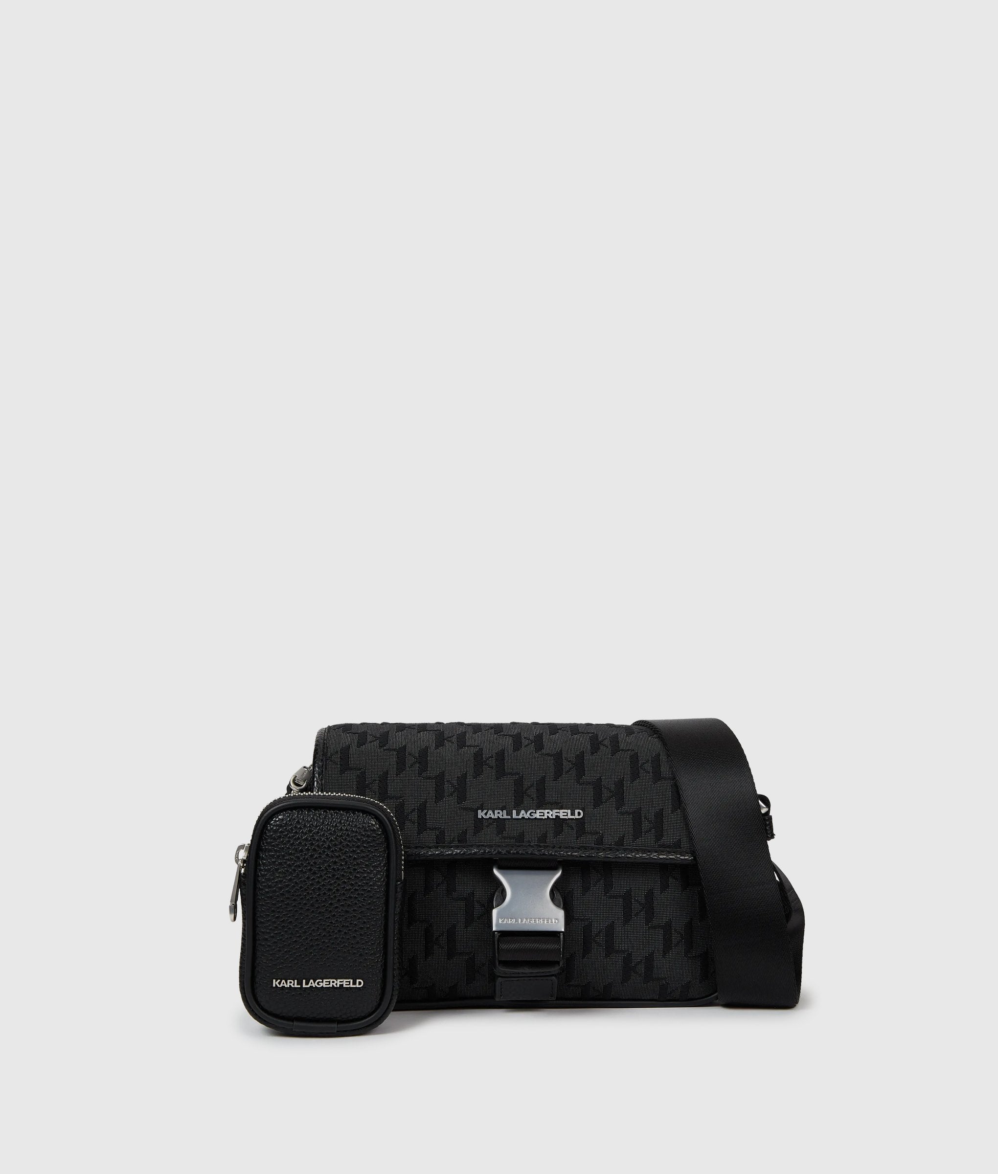 KARL LAGERFELD Karl Lagerfeld K/Monogram Jacquard Messenger Bag