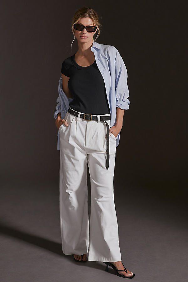 PILCRO Pilcro Slim Scoop-Neck Tee