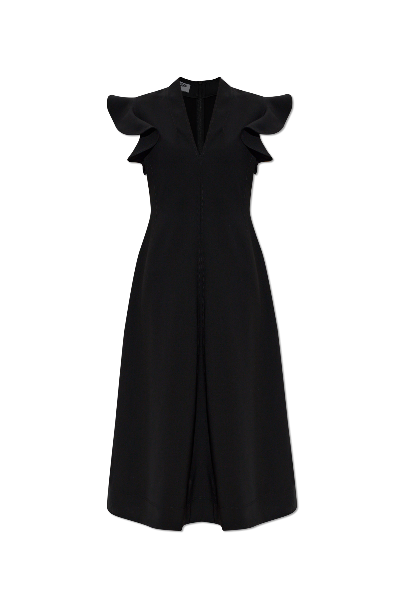 PHASE EIGHT Phase Eight Cosette Midi Dress with Draped Ruffle Detail