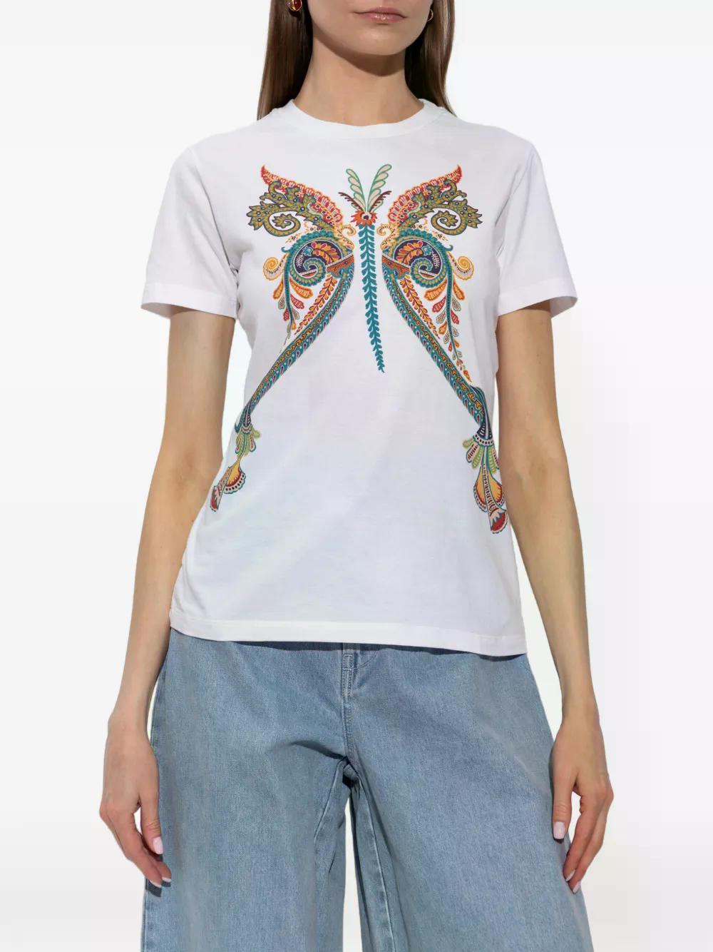 ETRO Etro Butterfly Motif T-Shirt