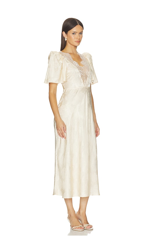 RONNY KOBO Ronny Kobo Philo Dress with Lace Trim