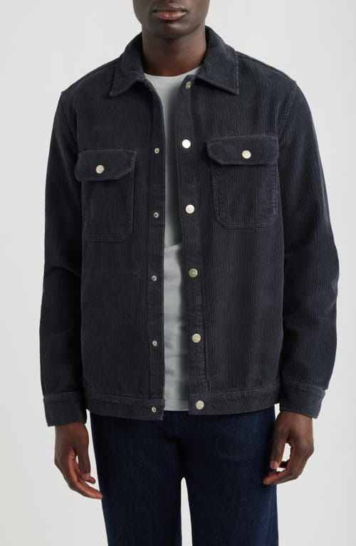 Supreme Wide Wale Corduroy Snap Shirt - Black | Editorialist